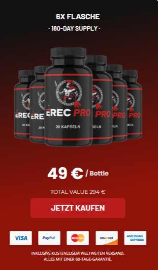 ErecPro’s natural formula supports energy, stamina, and wellness
